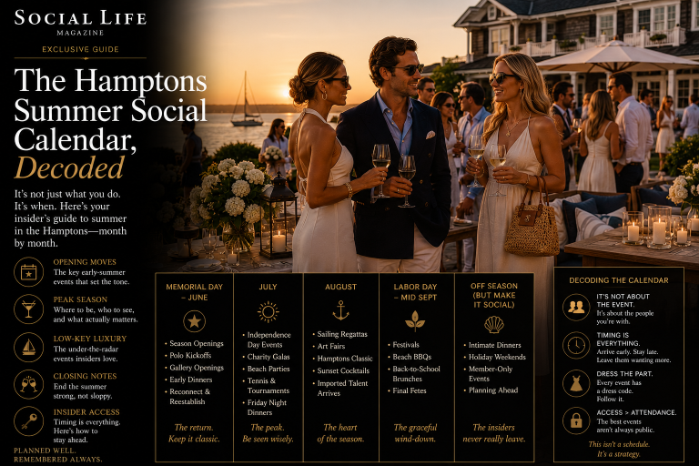 The Hamptons Summer Social Calendar